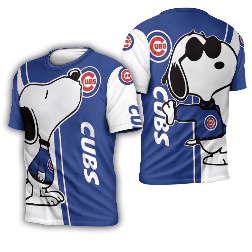 Chicago Cubs Snoopy Lover 3D Printed 3D T-Shirt | Shop