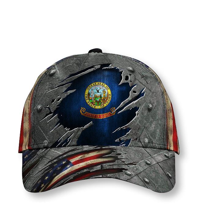 Ohio State Flag Hat 3D Printed American Flag Cap Ohio State Vintage Hat ...