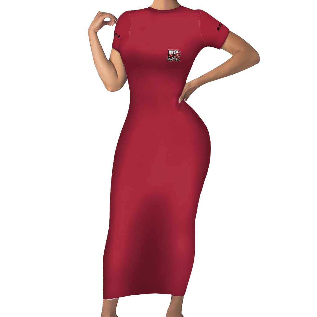 Baki Hanma Baki Short Sleeve Bodycon Dress Anime Style Ts04 | Shop