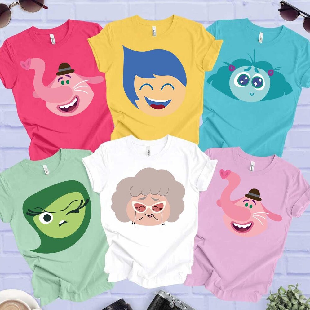 Inside Out Characters Costume, Inside Out 2 Shirt, Inside Out Group ...