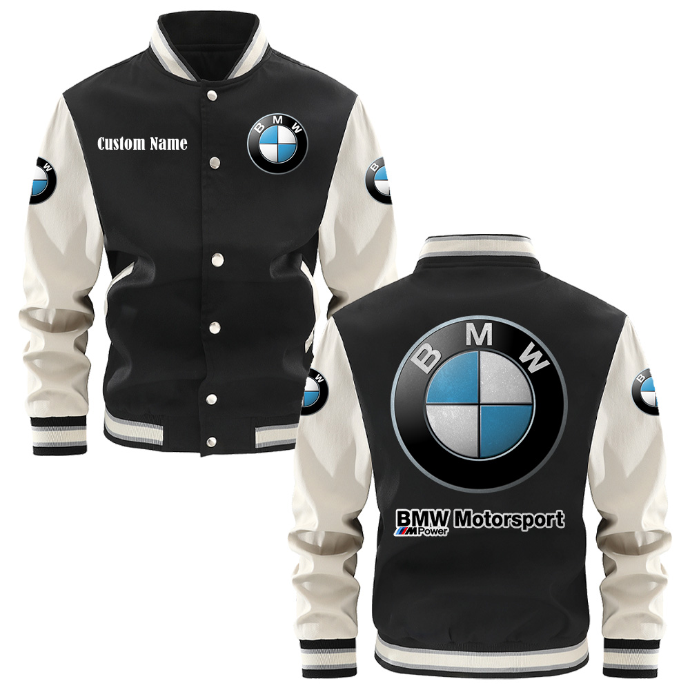 Bmw Racing Varsity Jacket, Baseball Jacket, Letterman Jacket Customize ...