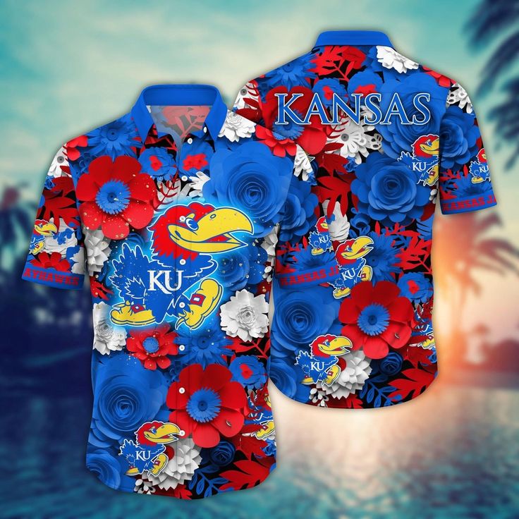 NCAA Kansas Jayhawks Hawaiian Shirt Tropic Tunes For Fans, Shirt Outfit ...