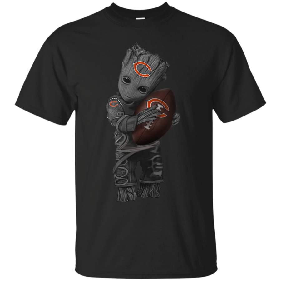 Baby Groot Chicago Bears Football Shirt Cotton Shirt | Shop