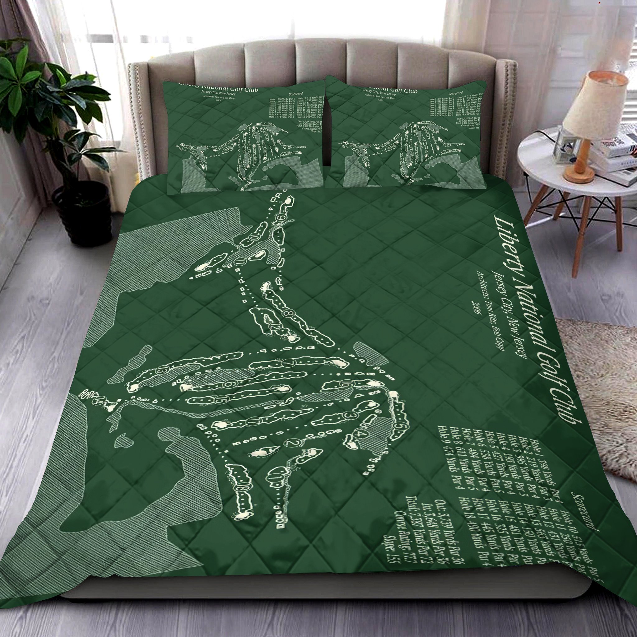 Liberty National Golf Club Quilt - Themarketfarmer