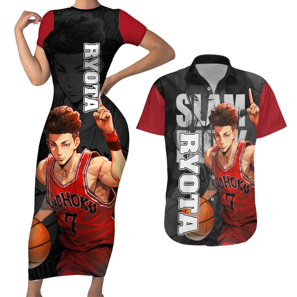 Miyagi Ryota - Slam Dunk Couples Matching Short Sleeve Bodycon Dress ...