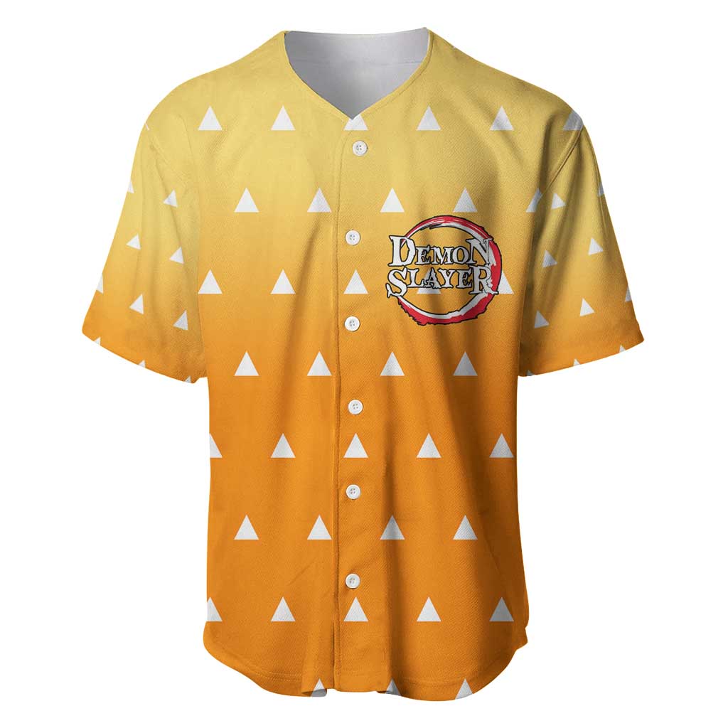 Agatsuma Zenitsu Haori Demon Slayer Baseball Jersey Anime Style Ts04 | Shop