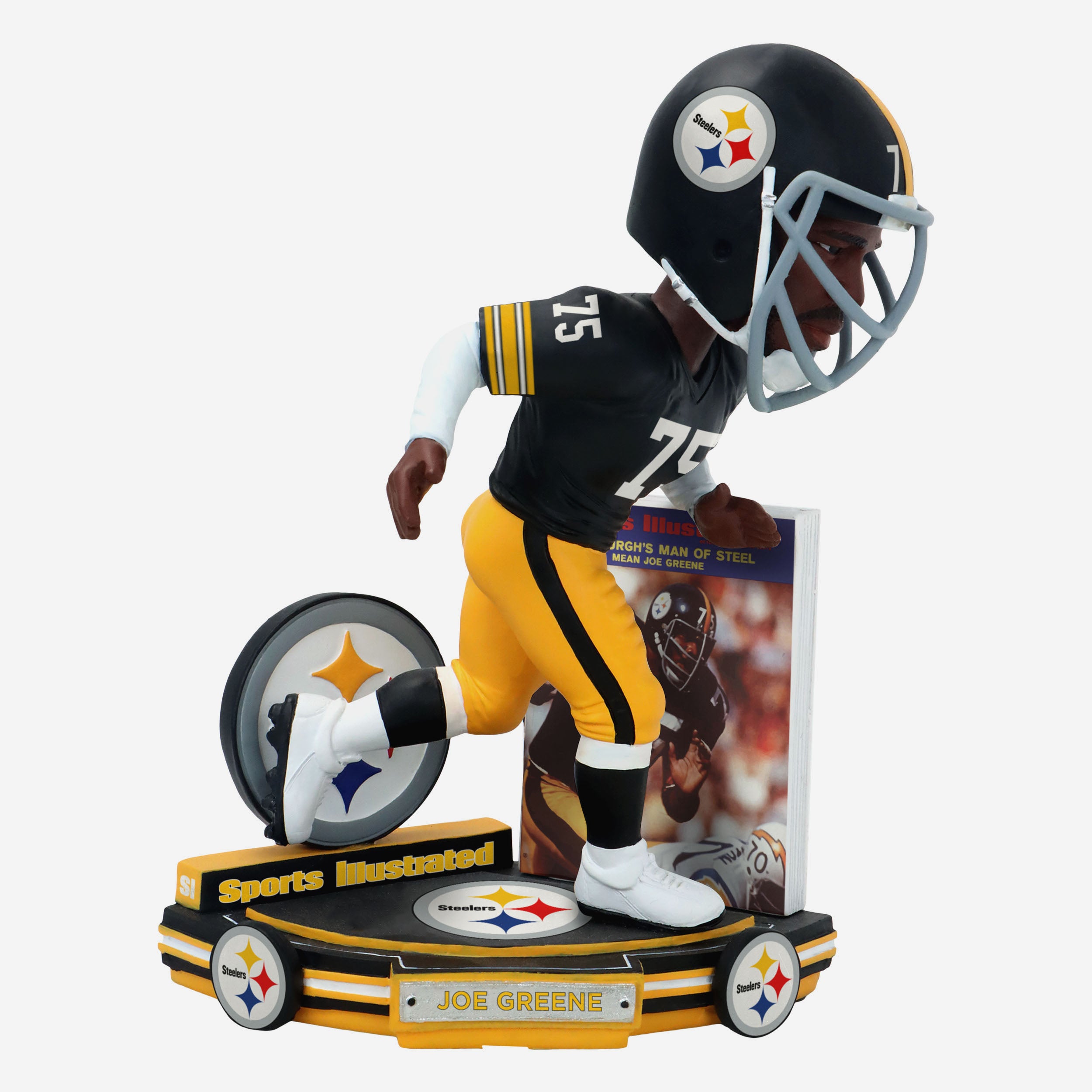 Joe Greene Pittsburgh Steelers Man Of Steel Sports Illustrated Cover ...