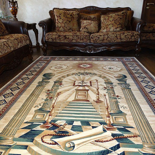 Masonic Freemason Area Rug - Themarketfarmer