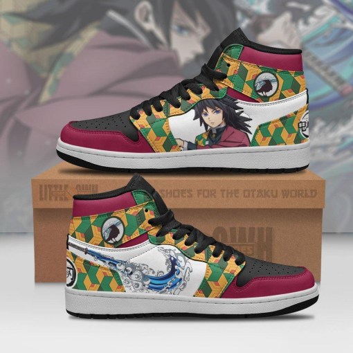 Giyu Tomioka Water Breathing Personalized Name Air Jd1 Shoes Custom ...