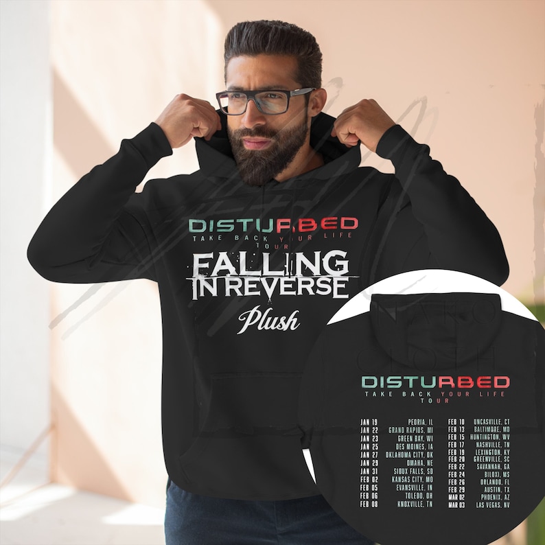 Disturbed 2024 Tour Shirt, Disturbed Hoodie, Disturbed Band Fan Shirt ...