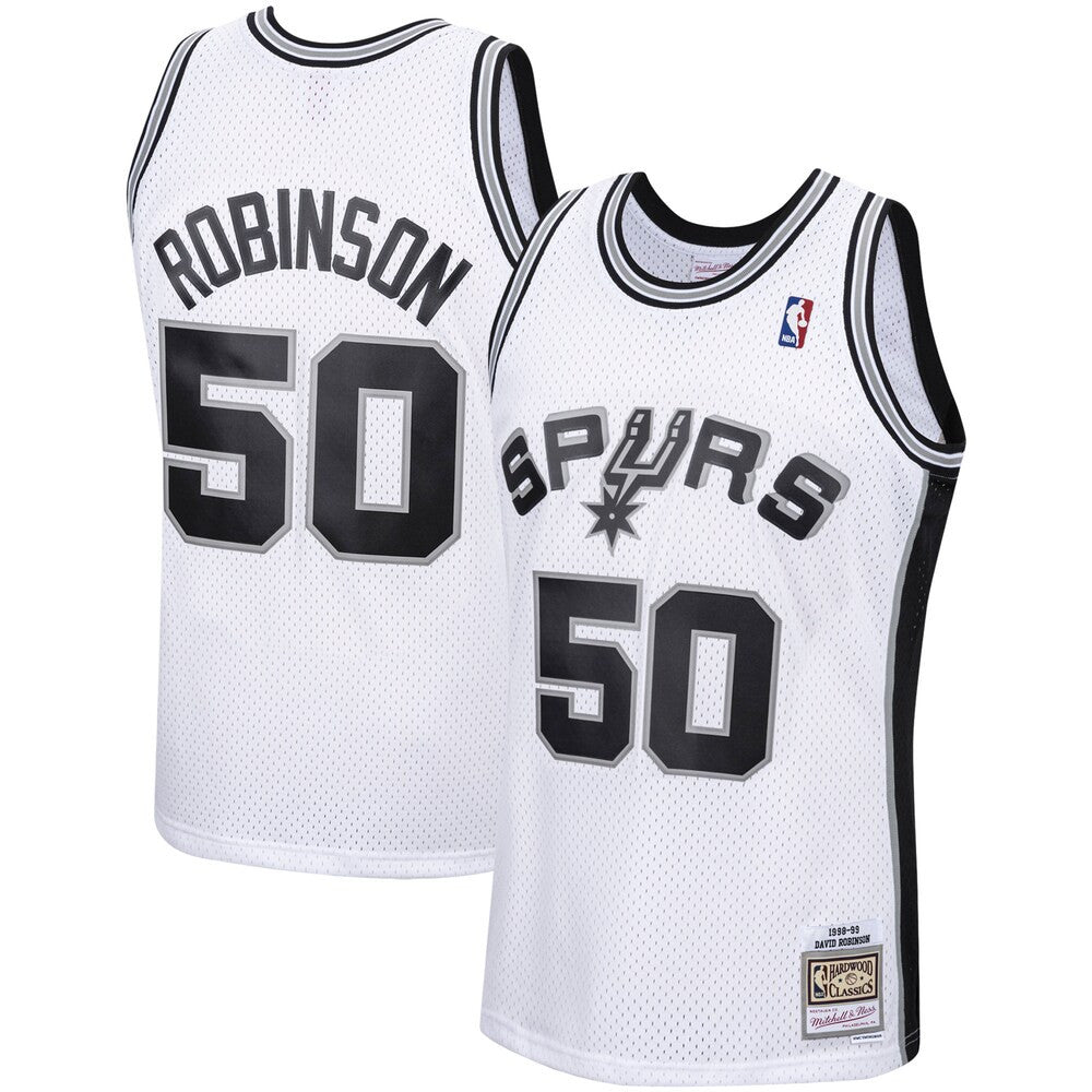 Men’S Mitchell & Ness David Robinson White San Antonio Spurs 1998-99 ...