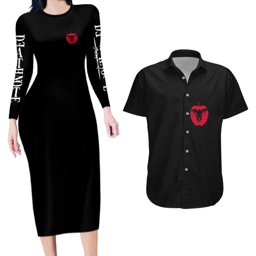 Light Yagami Death Note Couples Matching Long Sleeve Bodycon Dress And ...