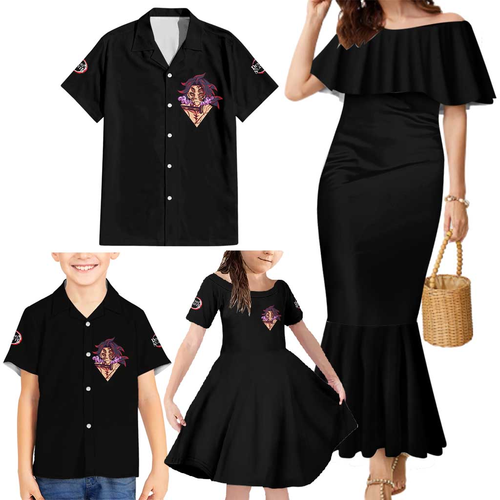 Kokushibo Demon Slayer Family Matching Mermaid Dress And Hawaiian Shirt ...