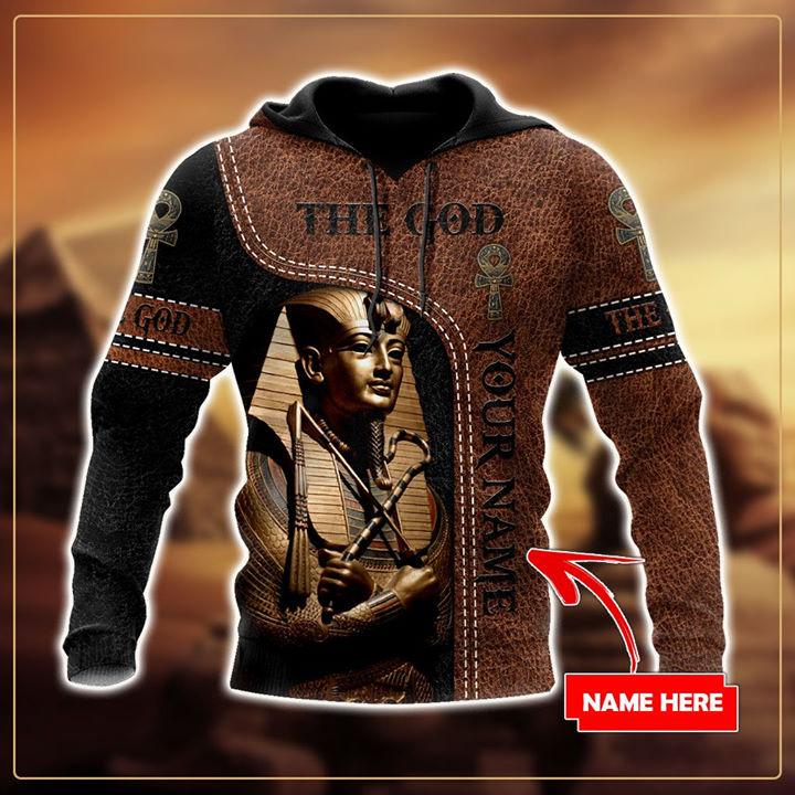 Custom Name Pharaoh The God Ancient Egypt Personalized Unisex Hoodie ...