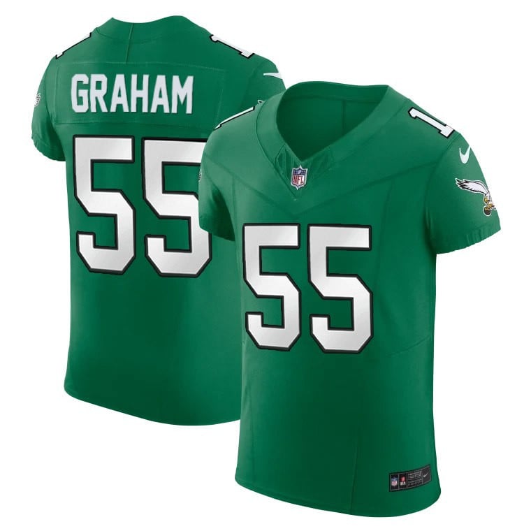 Brandon Graham Philadelphia Eagles Kelly Green Vapor Elite Jersey – All ...