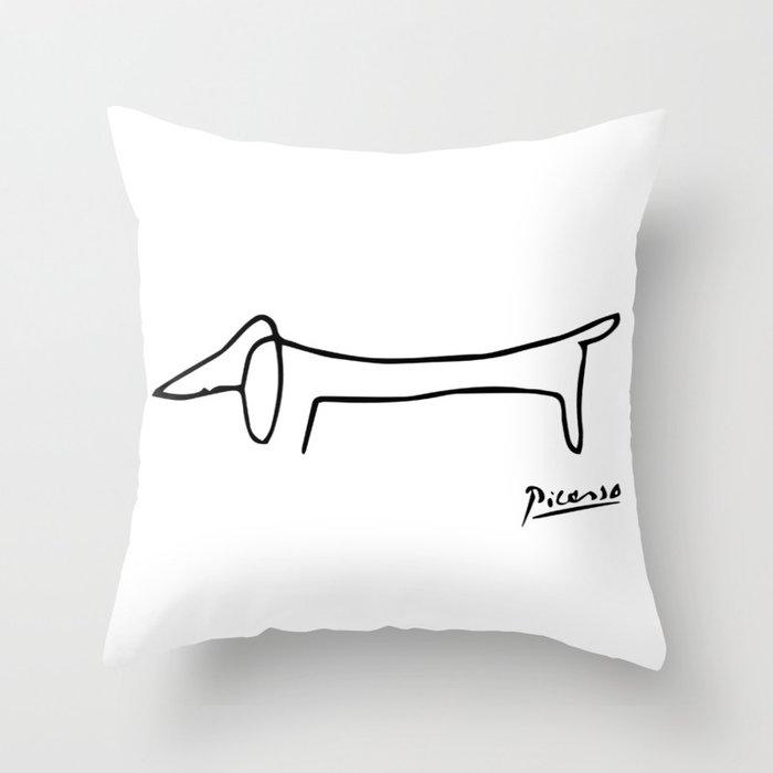 Pablo Picasso Dog (Lump) Artwork Shirt, Sketch Reproduction Throw ...