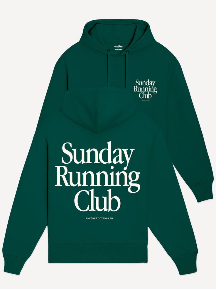 Sunday Running Club Organic Hoodie, Shirt Outfit Ideas, Trending Today ...