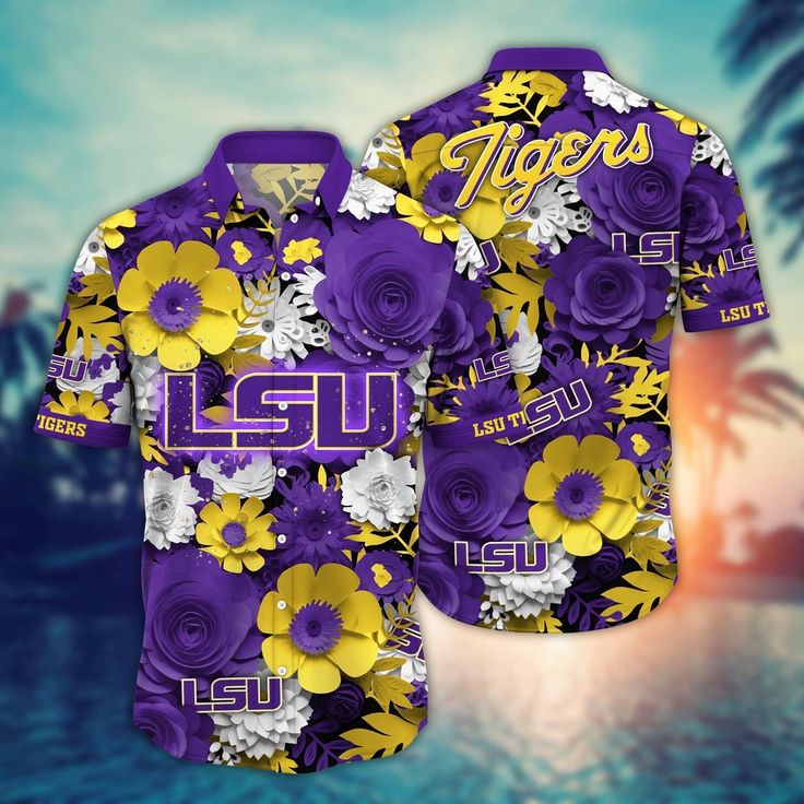 NCAA LSU TIGERS Hawaiian Shirt Breeze Through Triumph For Fans, Shirt ...