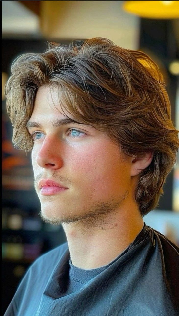 Middle Part Haircut, Haircut for men Ideas 120225083 - Themarketfarmer