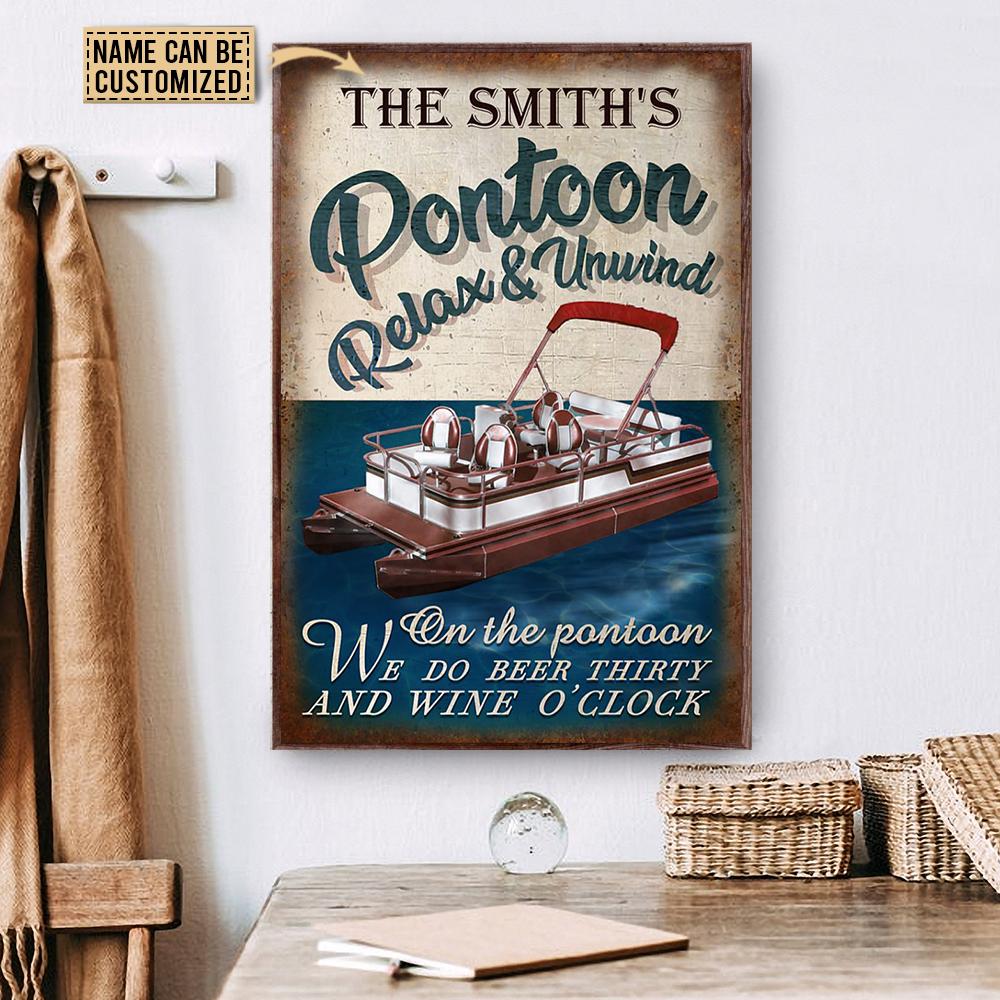 Personalized Poontoon On The Pontoon We Do Customized Poster ...