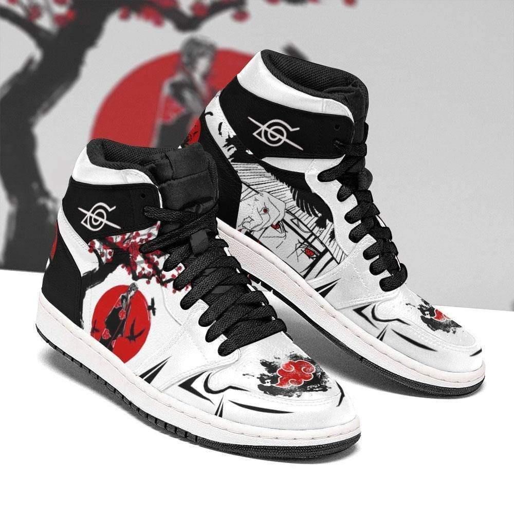 Itachi Shoes Uchiha Naruto Shoes Custom Anime Basketball Sneakers