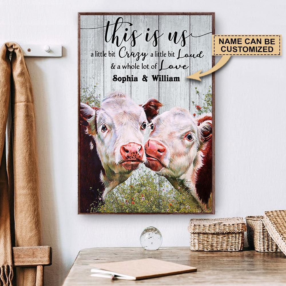 Personalized Cattle This Is Us Poster - Themarketfarmer