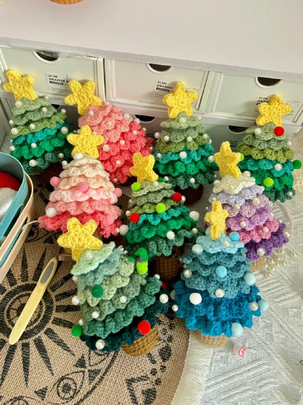 Pdf Crochet 6-Layer Christmas Tree Crochet Pattern, Handmade For ...