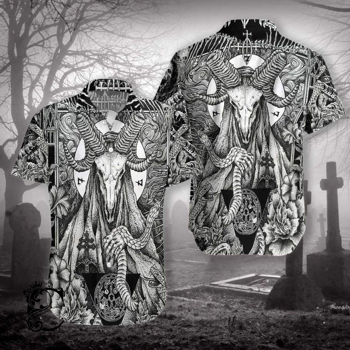 Chillicothemall Satanic Pagan Demon Hawaiian Shirt - PoshmarkStore