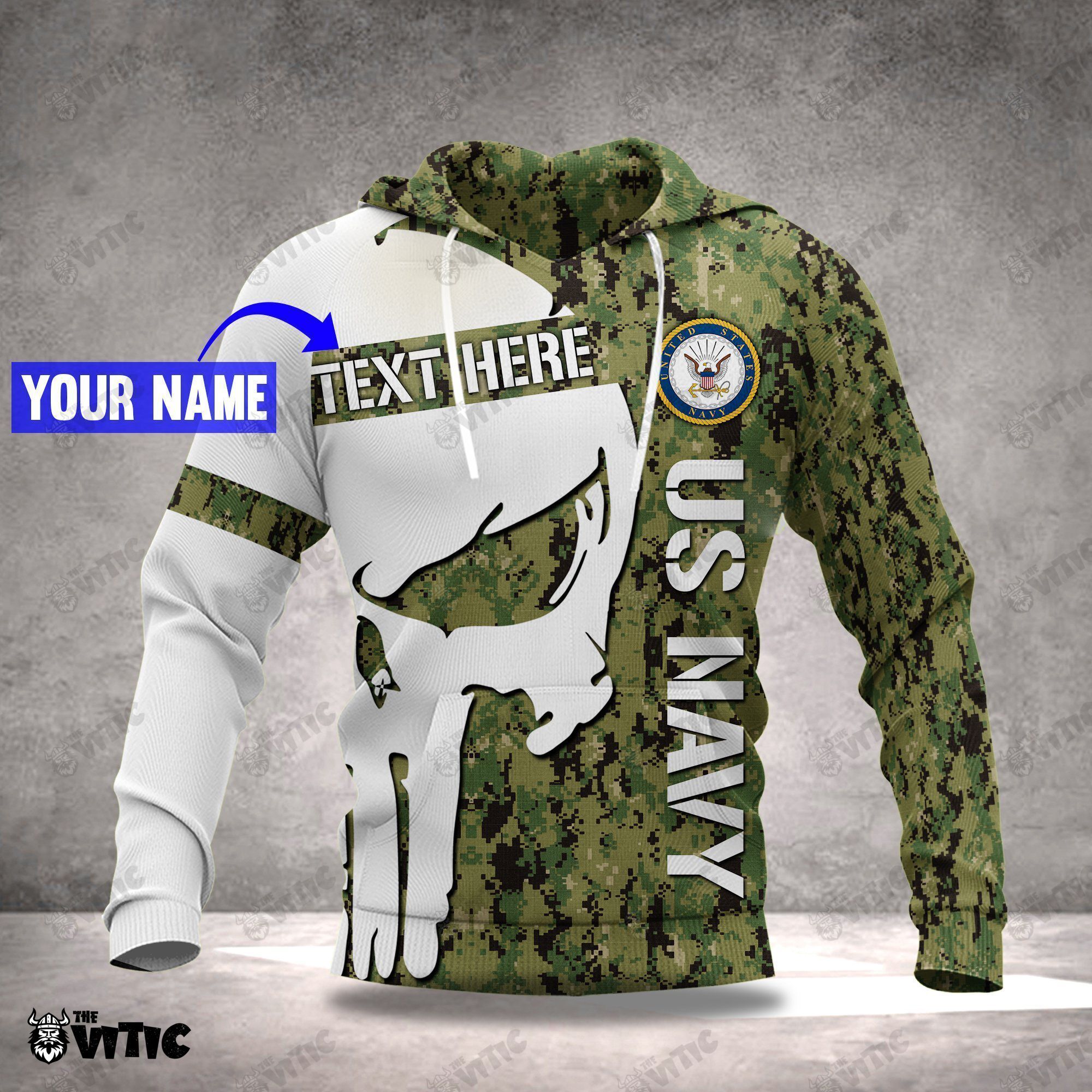 Custom Army Hoodie 01249 - Jasaust Store