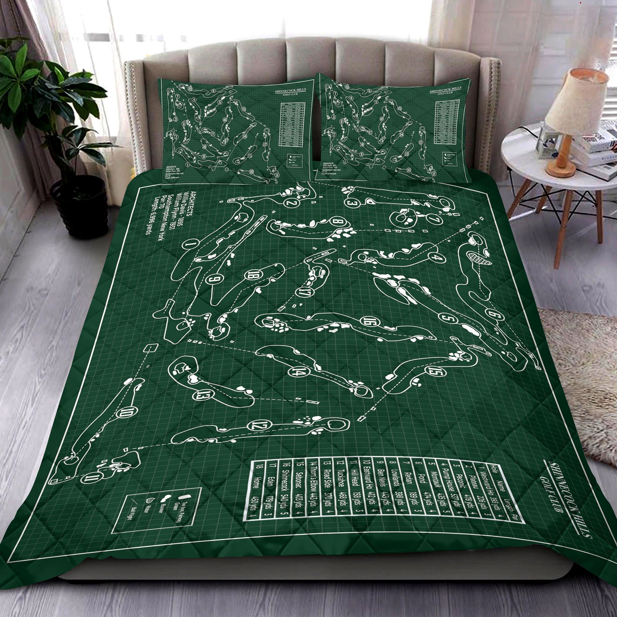 Shinnecock Hills Golf Club Quilt - Themarketfarmer