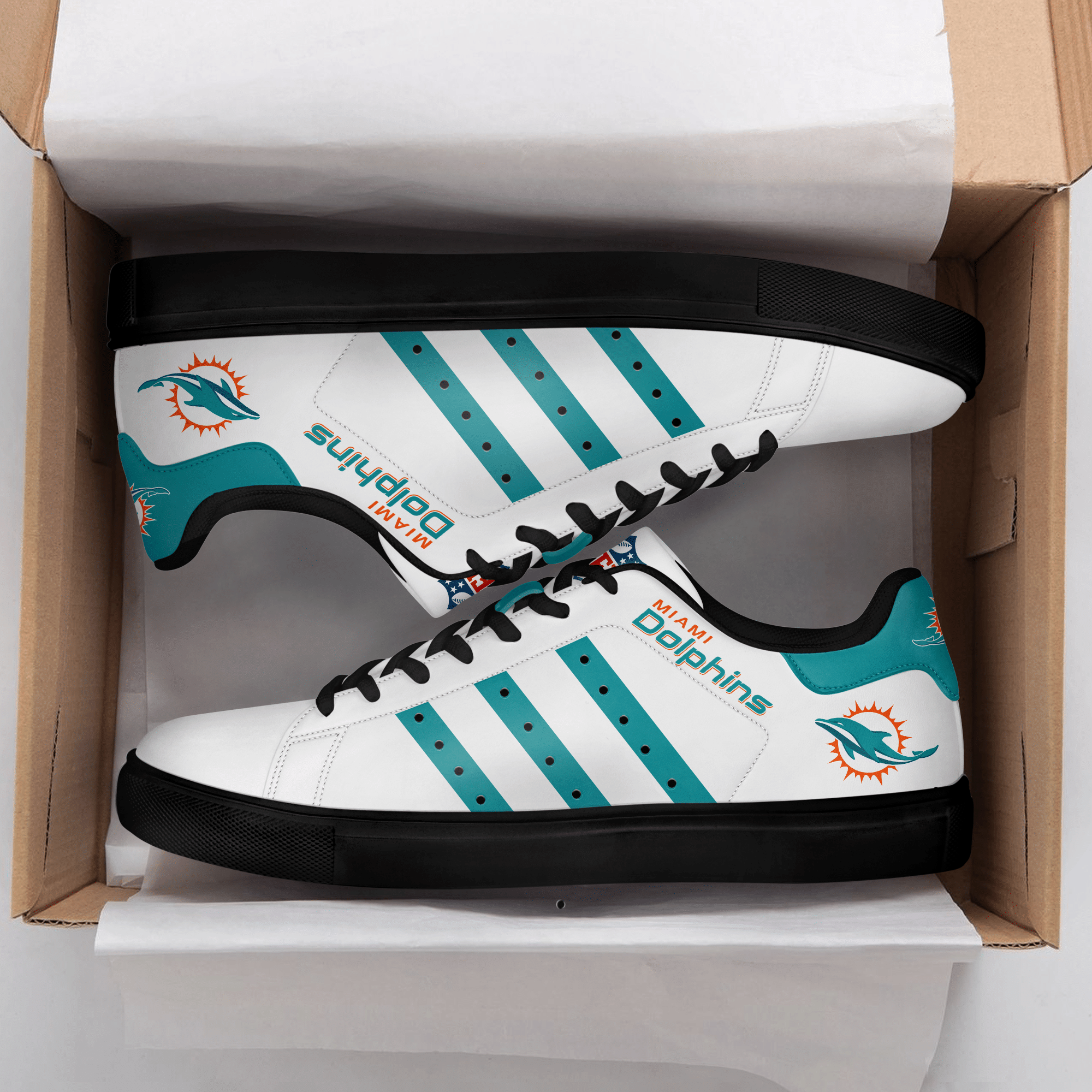 Miami Dolphins Low Top Shoes V3 – TXTrend Shop