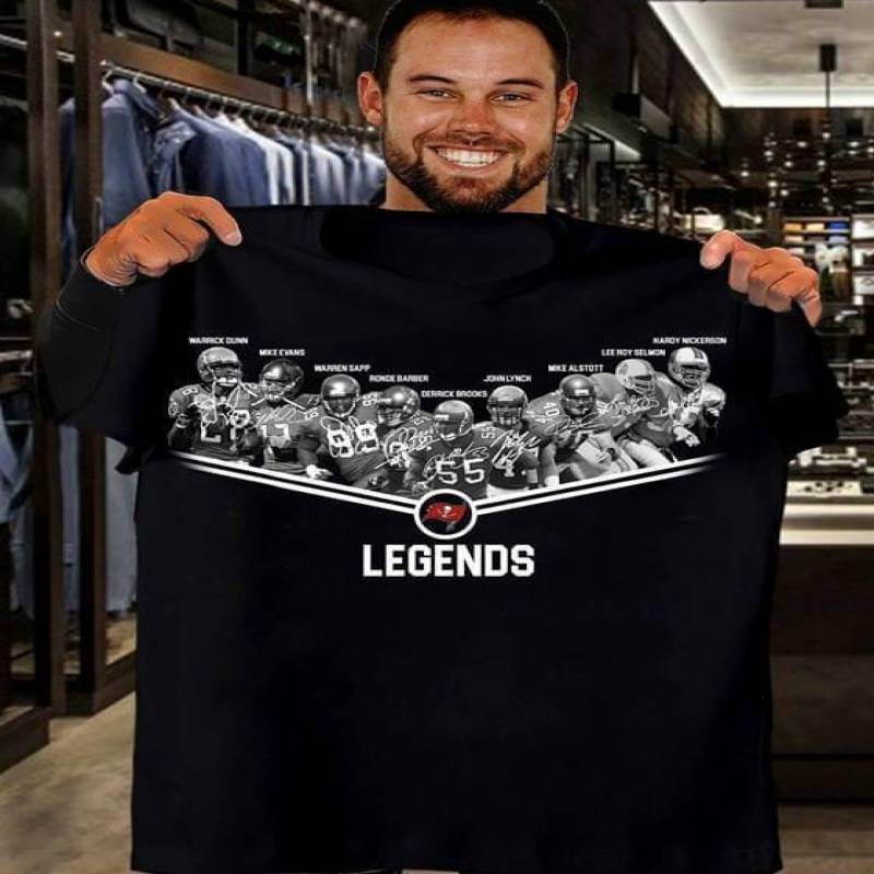 Tampa Bay Buccaneers Legends Signed T Shirt | Shop