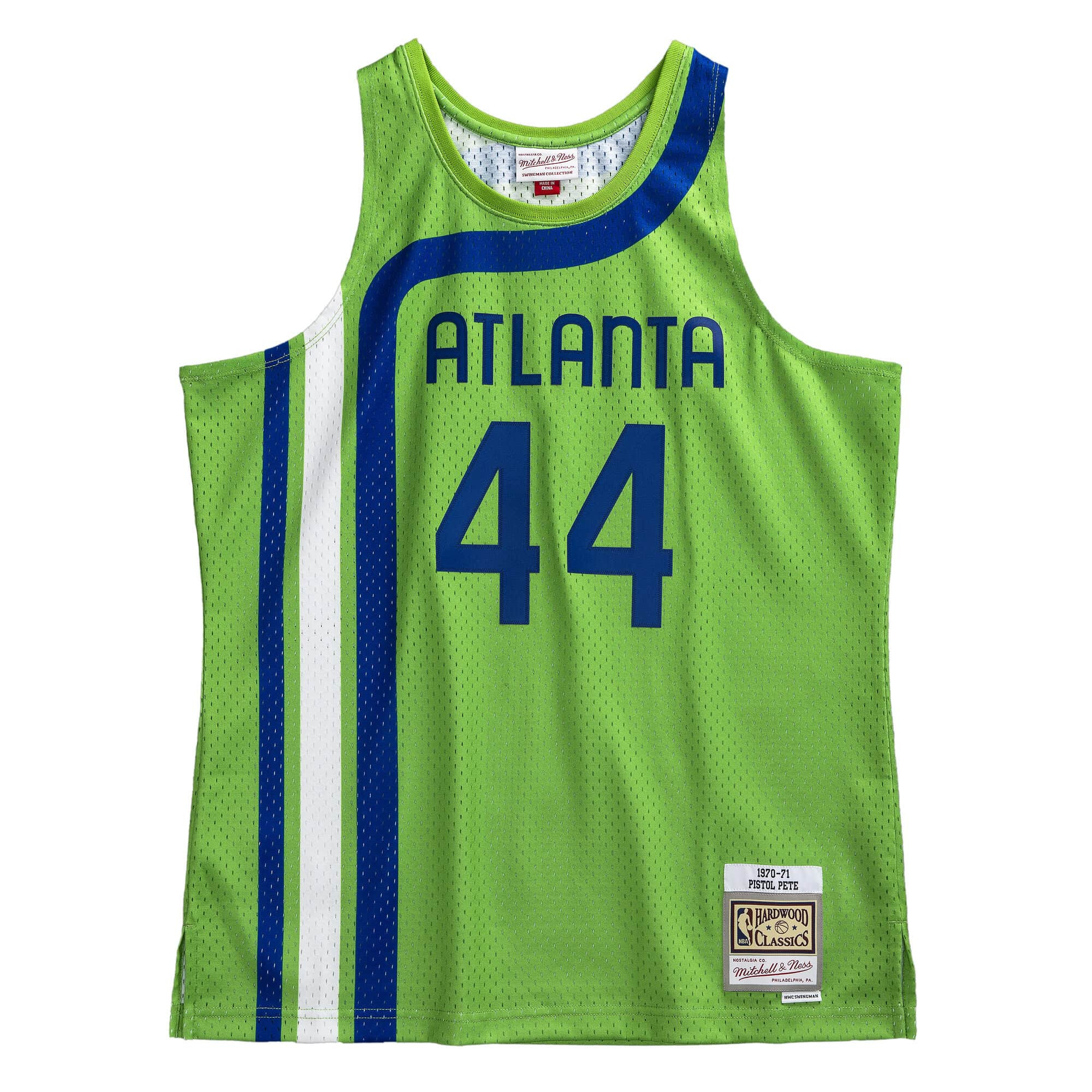 Mitchell & Ness Swingman Jersey Atlanta Hawks 1970-71 Pete Maravich ...