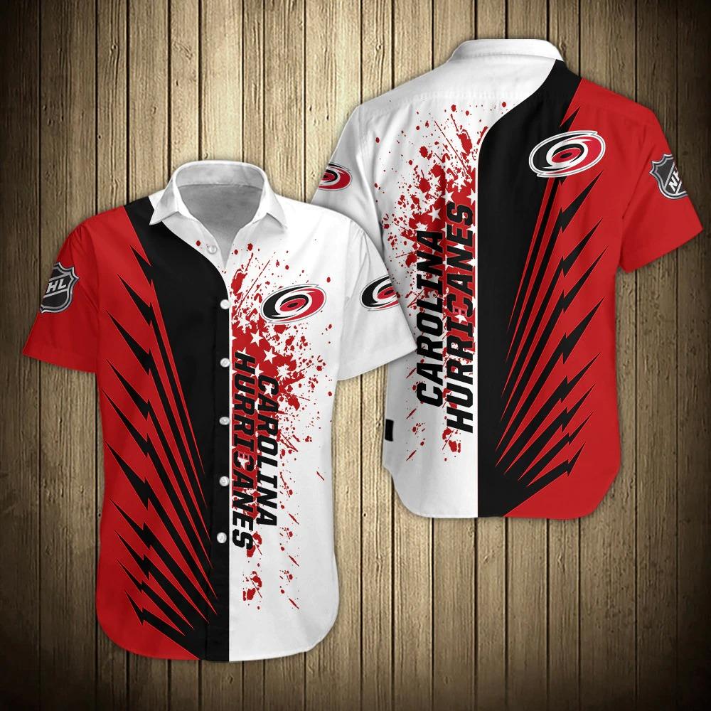 Mens Carolina Hurricanes Shirts Button Down Short Sleeve Poshmarkstore