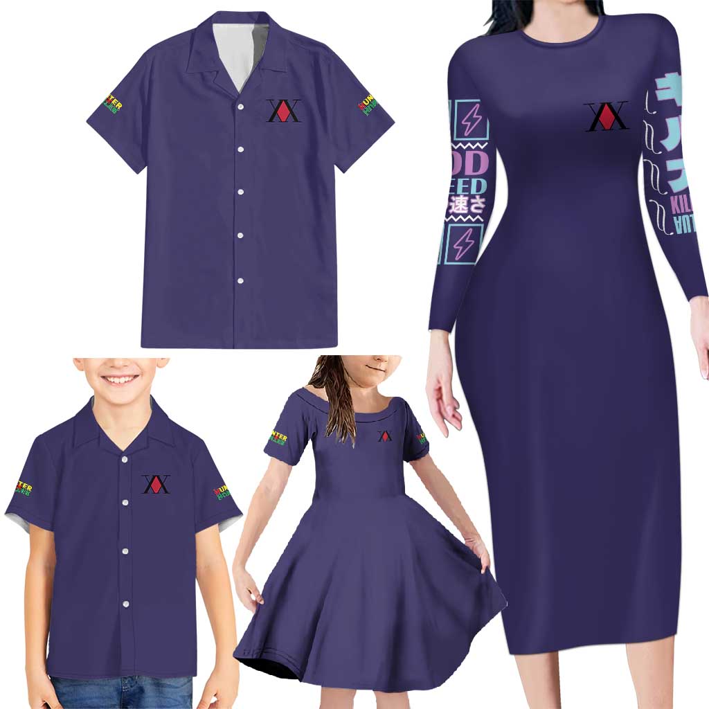 Killua Zoldyck V2 Hunter X Hunter Family Matching Long Sleeve Bodycon ...