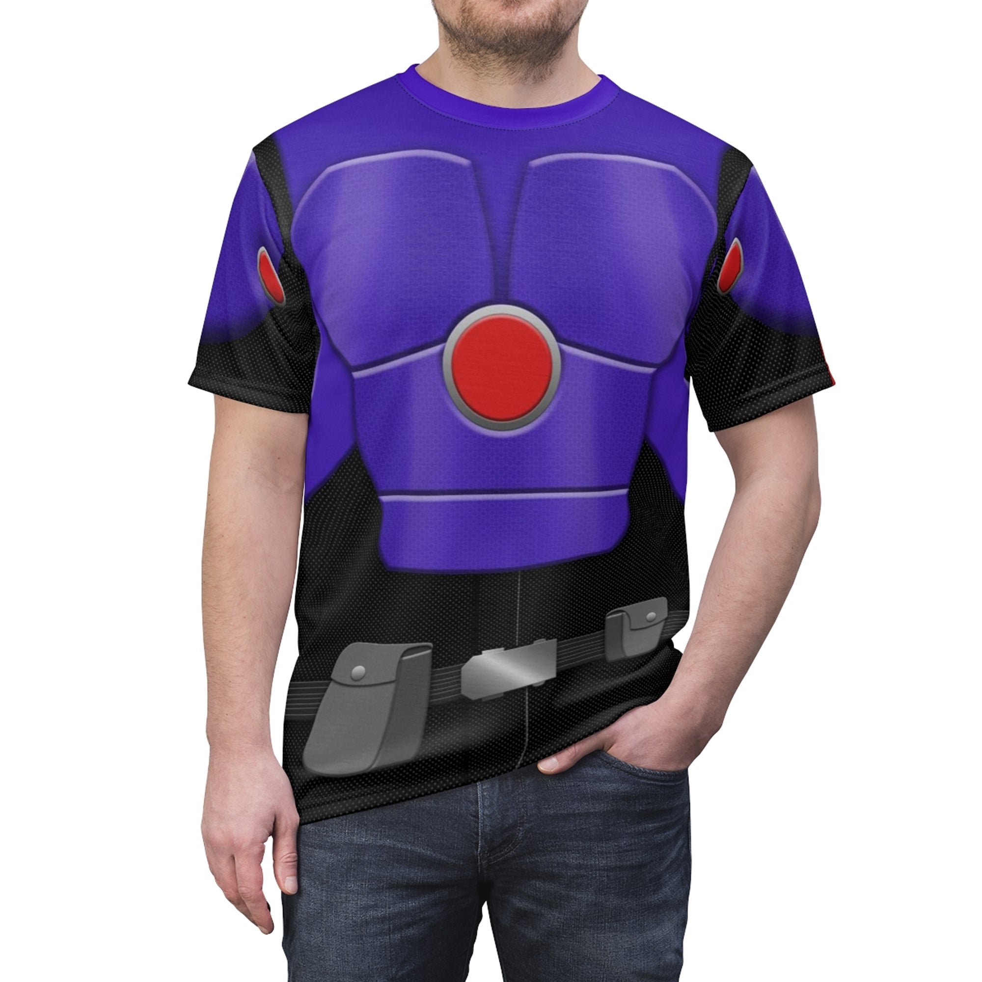 Hiro Hamada Armor Disney Big Hero 6 Costume T-Shirt For Men