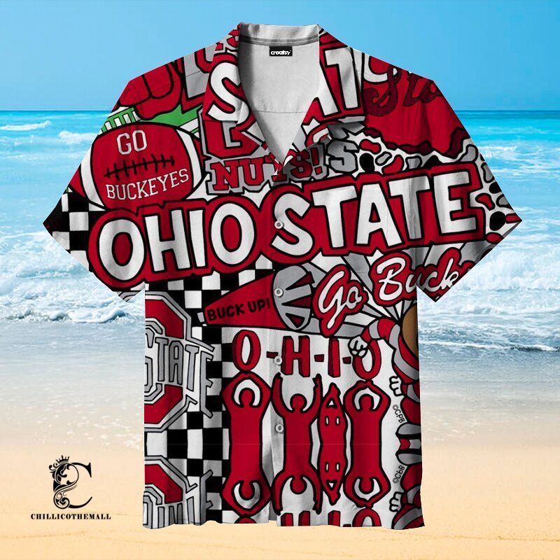 Ohio Buckeye Hawaiian Shirt - PoshmarkStore