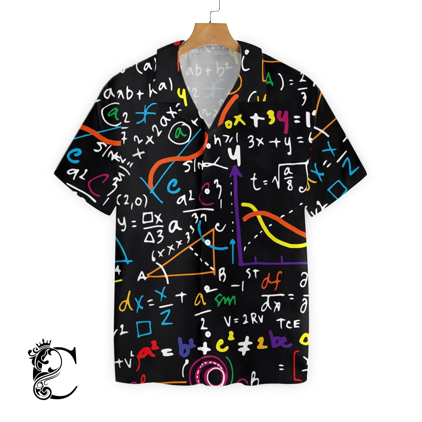 Math Teacher Seamless Pattern Ez14 1008 Hawaiian Shirt - Themarketfarmer