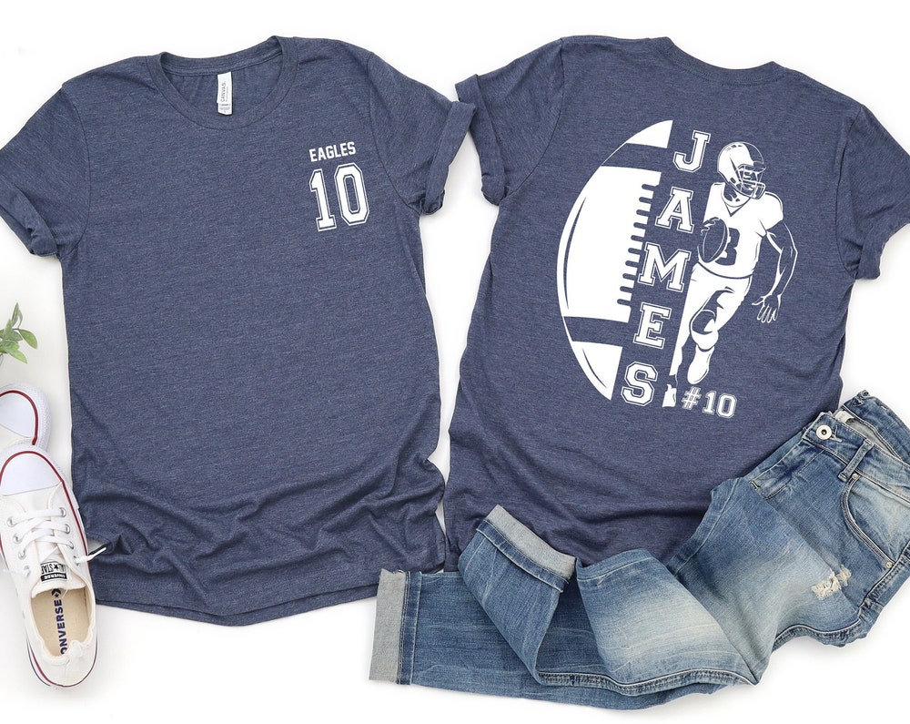 Customized Football Shirt, Custom Team Name Shirt, Your Name Football ...