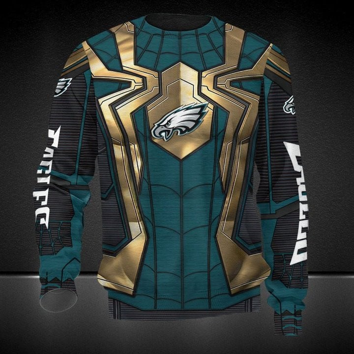 Sports-Team Philadelphia Eagles Spider Man Sweatshirt Aop Shirt | Shop