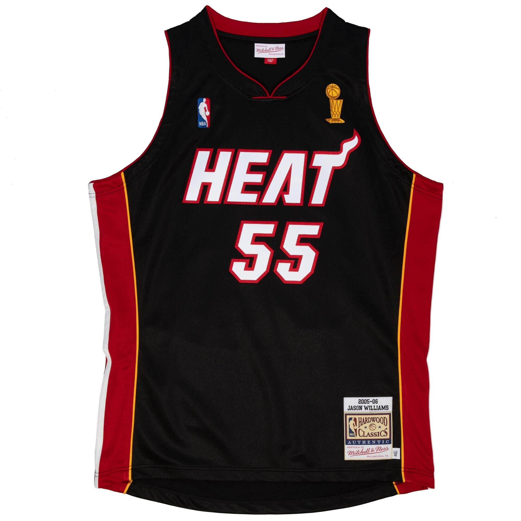 Mitchell & Ness Authentic Jason Williams Miami Heat Road 2005-06 Jersey ... Mitchell & Ness Authentic Jason Williams Miami Heat Road 2005-06 Jersey ...