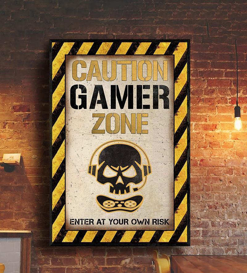 Game Gamer Zone Customized Poster - Themarketfarmer