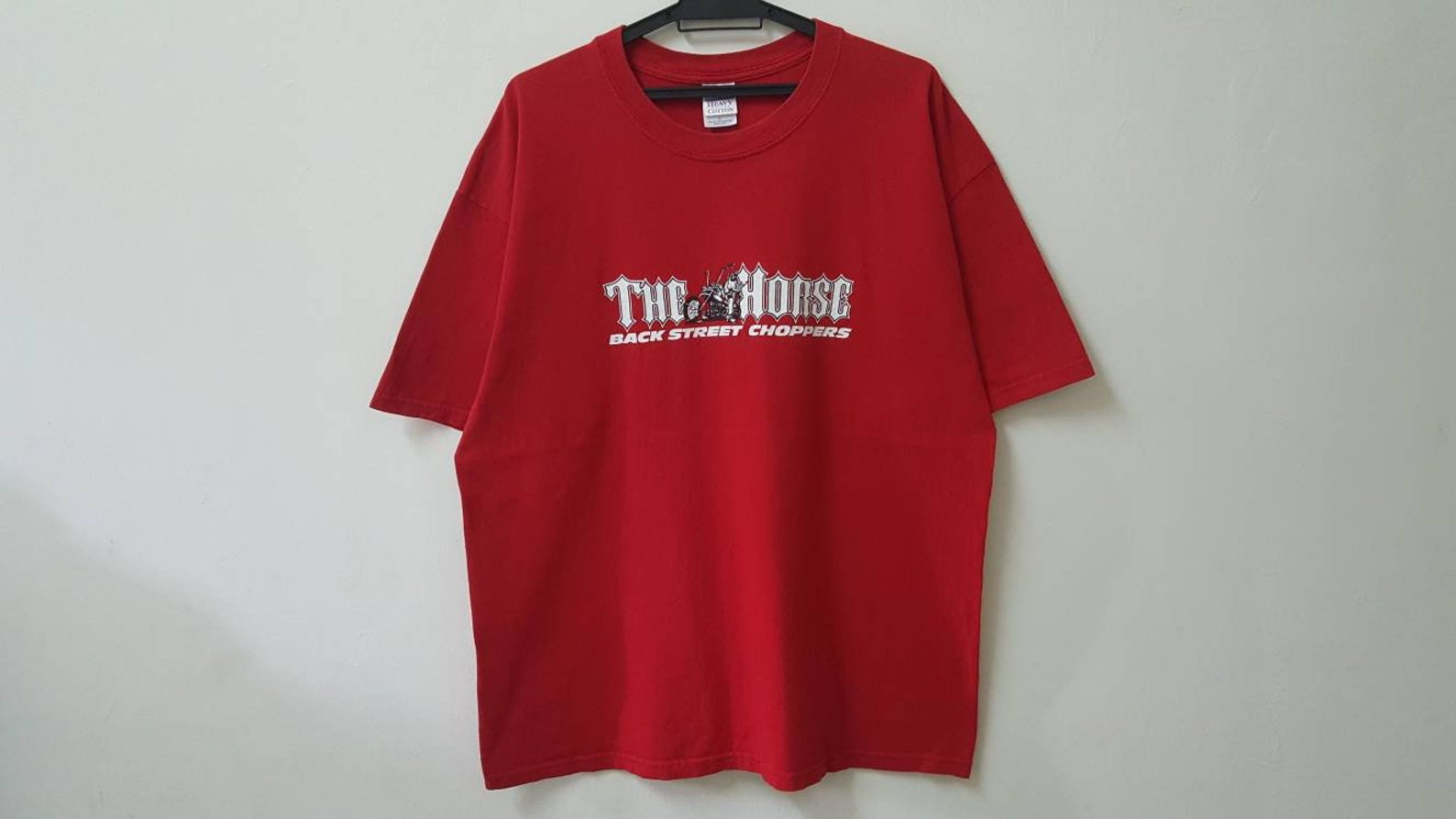 Vintage The Horse Back Street Choppers Infidel America Cross Logo World ...