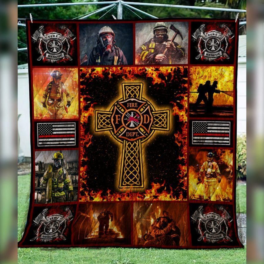 FIREFIGHTER QUILT - Limited Edition ! - Themarketfarmer