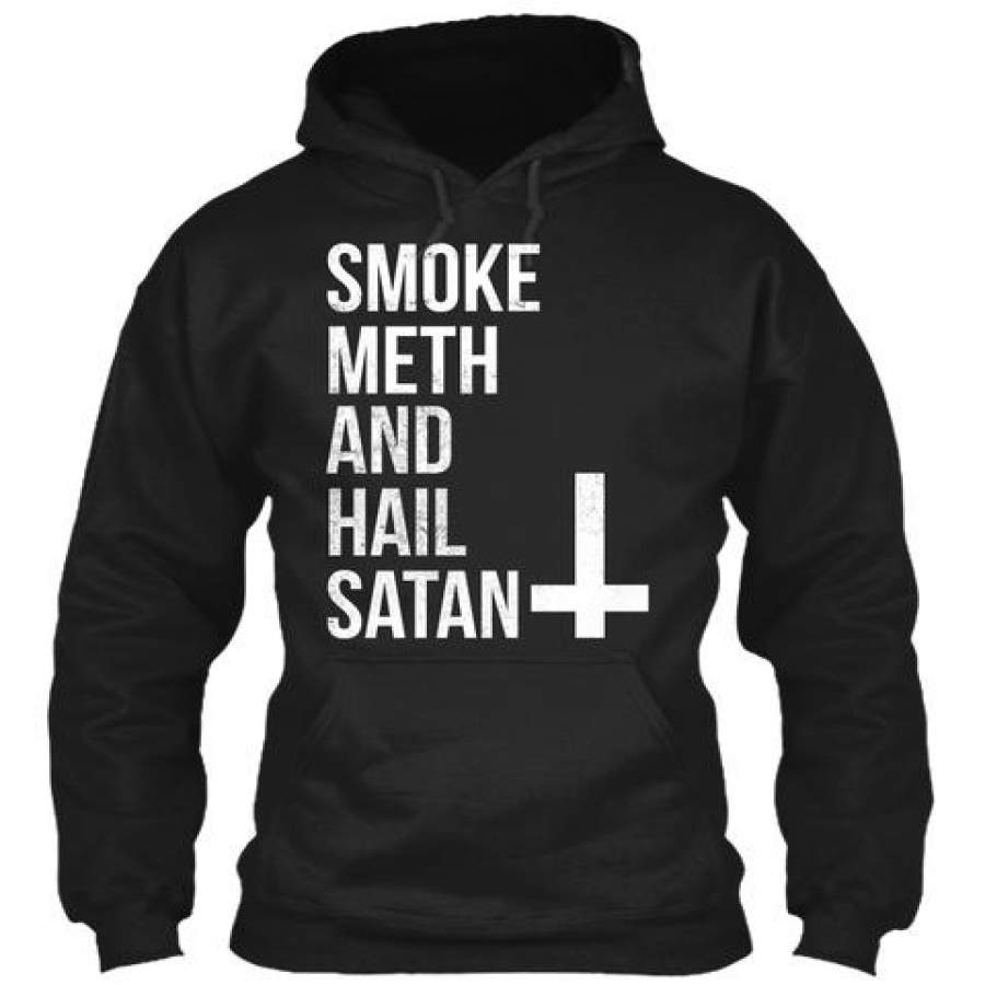 Smoke Meth Hail Satan Ultra Cotton Shirt - Themarketfarmer