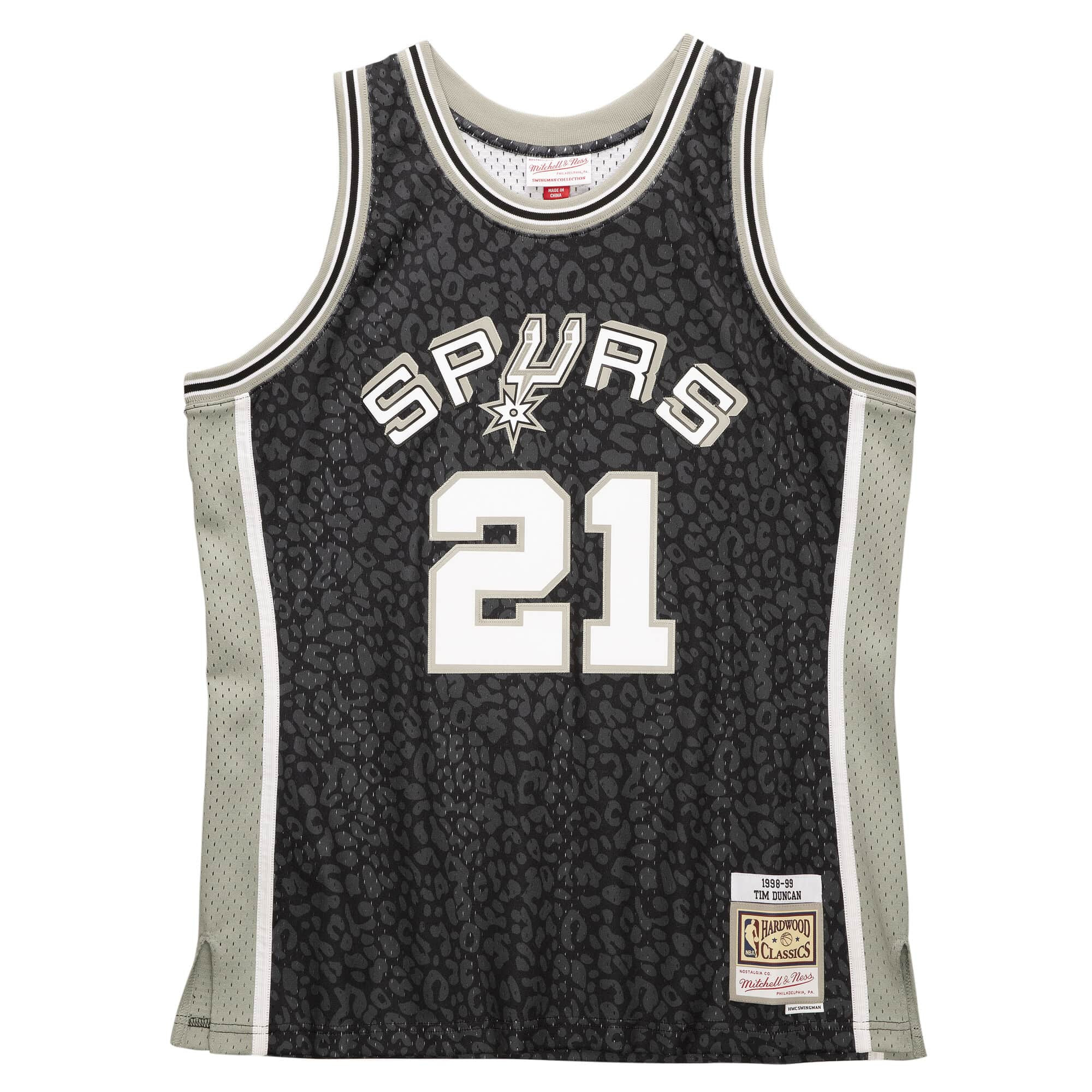 Mitchell & Ness Wild Life Swingman Tim Duncan San Antonio Spurs 1998-99 ...