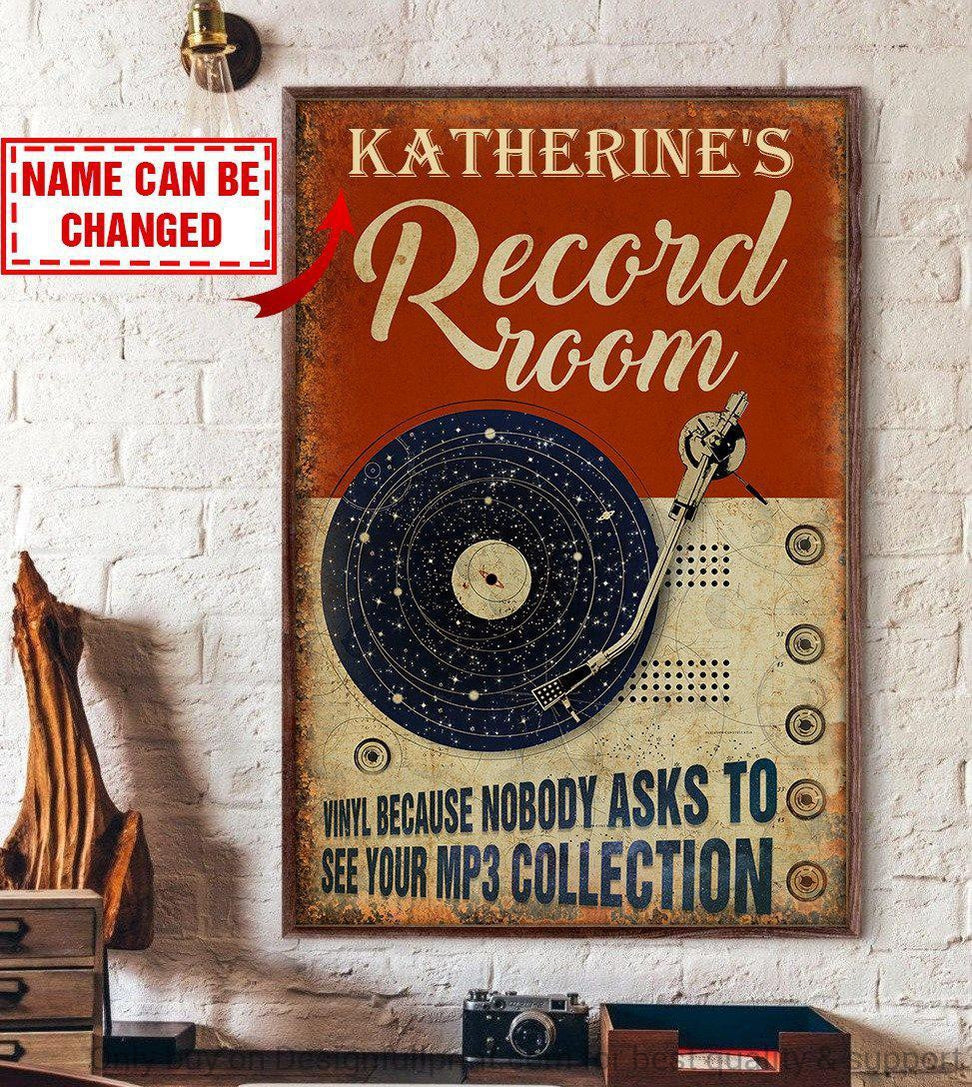 Vinyl Disc Poster Portrait Customized Poster Hh - Themarketfarmer