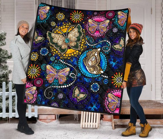 Aboriginal Australia Indigenous Aboriginal Dot Painting Butterfly ...