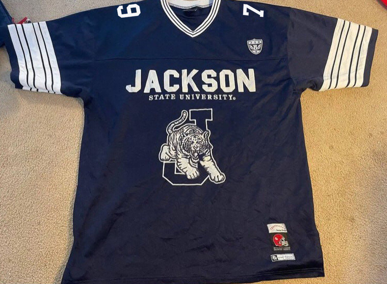 Jackson State University Jsu Navy Limited Jersey – All Stitched ...