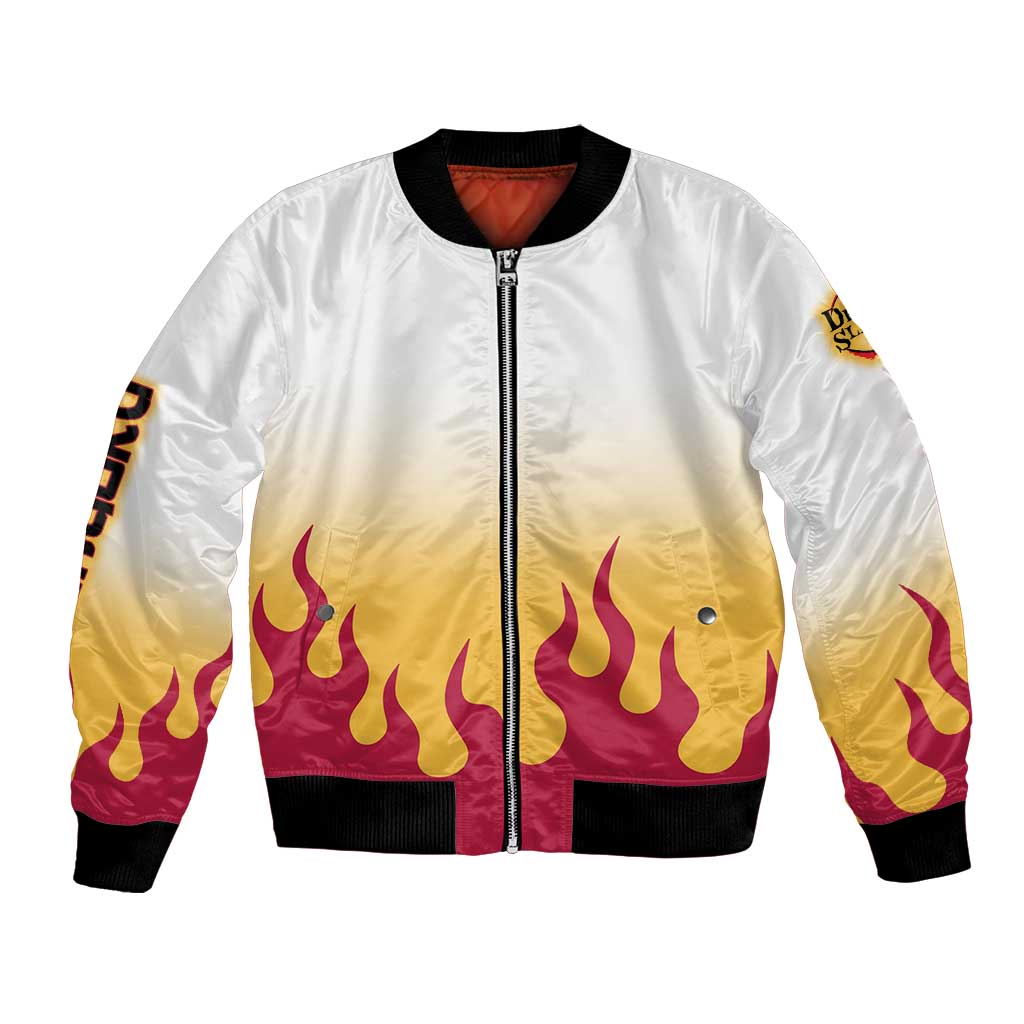 Kyojuro Rengoku Haori Demon Slayer Bomber Jacket Anime Style Ts04 | Shop